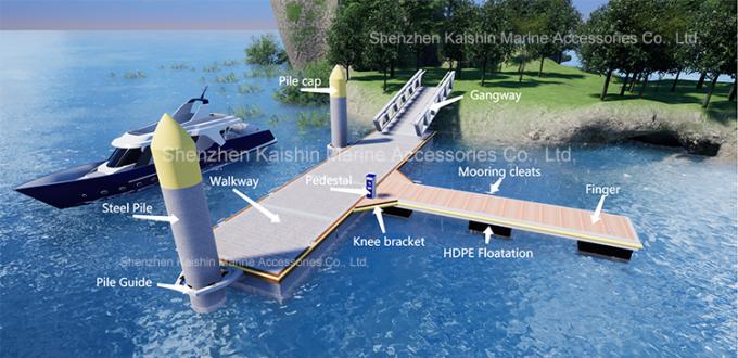 Motorboat Platform Aluminum Power And Water Pedestal Pontoons For ...