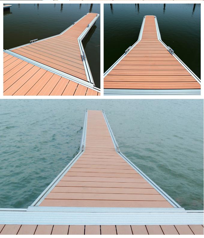 Finger Pontoon Marine Aluminum Structure Dock HDPE EPS Foam