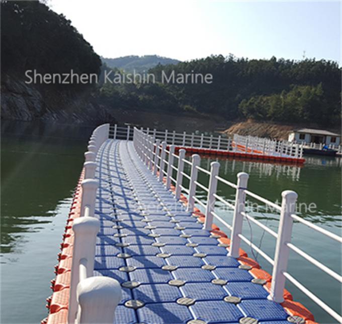 Foam Filled Pontoon Floating Dock PE Float Jetty Platform Walking Bridge