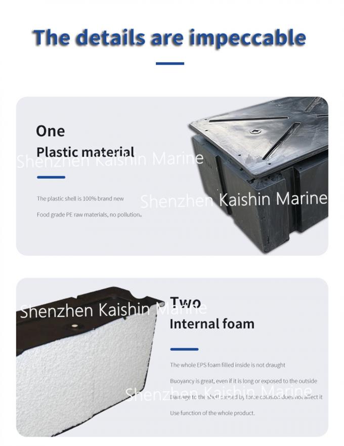 PE Float Pontoon Floatation Basic Part Of A Marine Dock