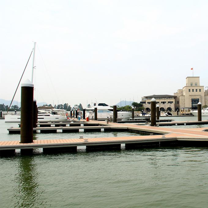 Fully Welded Aluminum Frame Marine Floating Docks For Marina Pontoon ...